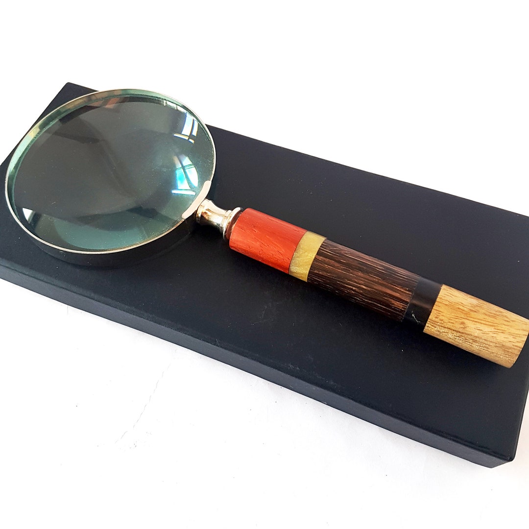 Magnifying Glass Hand Lens in a Vintage Nautical Style 10 Inches Long ...