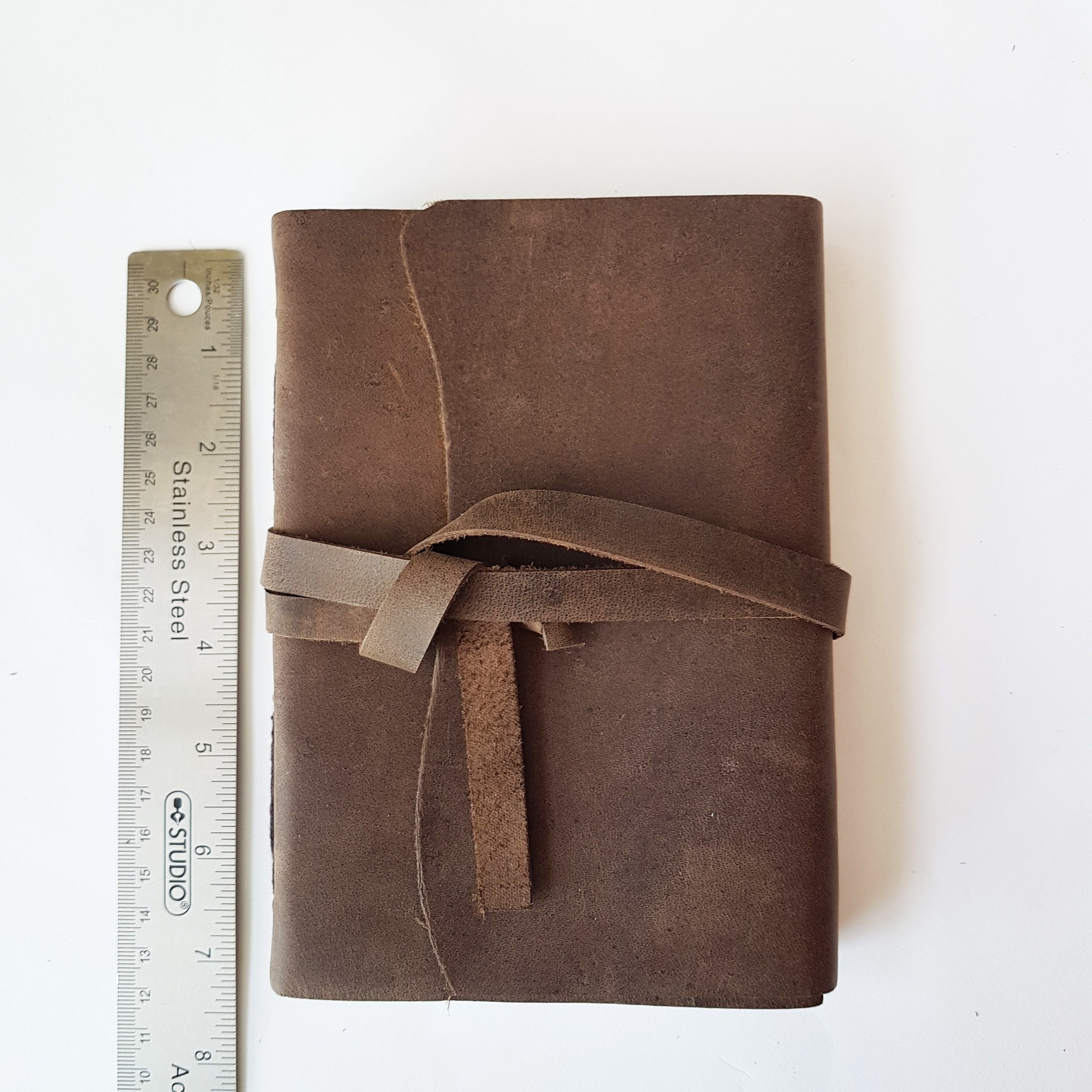 Leather Bound Journal/diary With a Rustic Brown Suede Cover. Wild West ...