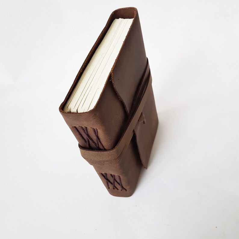 Leather Bound Journal/diary With a Rustic Brown Suede Cover. Wild West ...