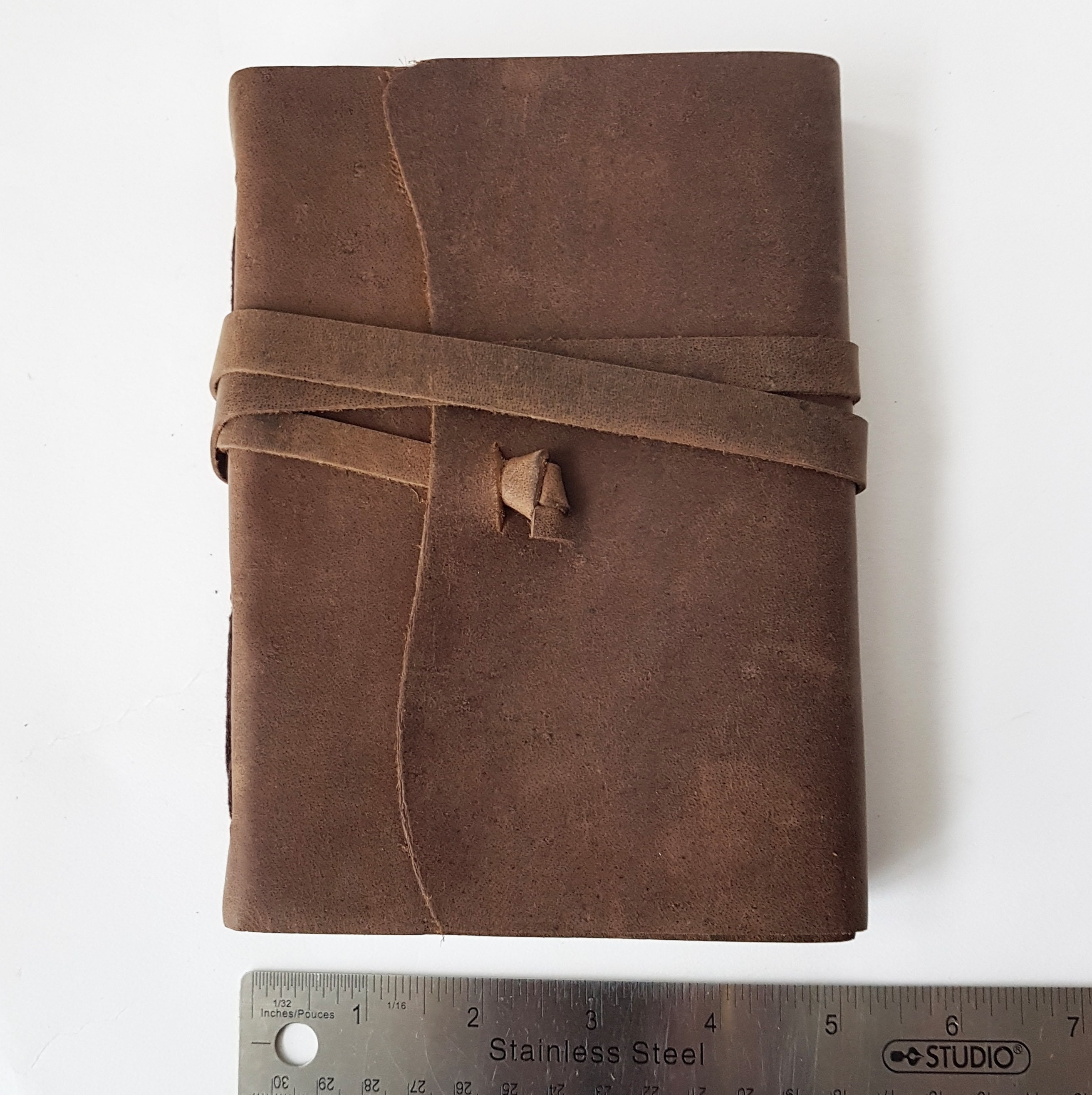 Leather Bound Journal/diary With a Rustic Brown Suede Cover. Wild West ...
