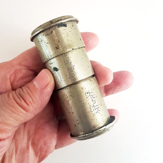 Antique Bronze Opium Container. Cylinder Shape With 2 - Etsy