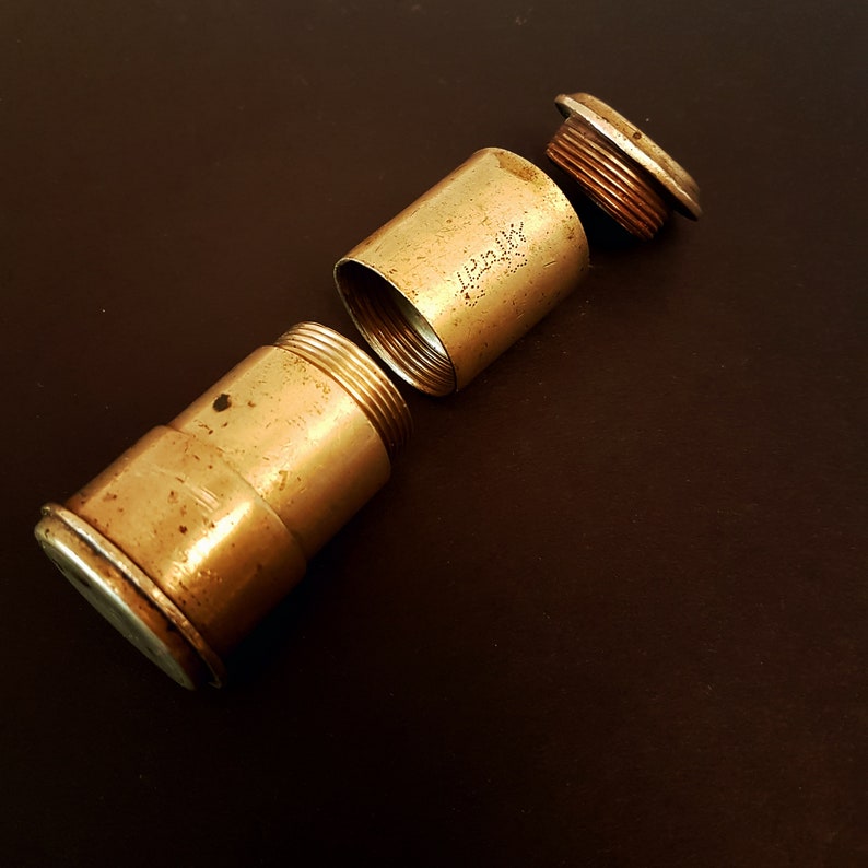 Antique Bronze Opium Container. Cylinder Shape With 2 - Etsy