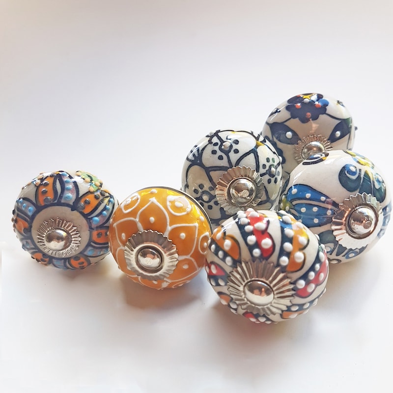 Hand Painted Knobs - Etsy