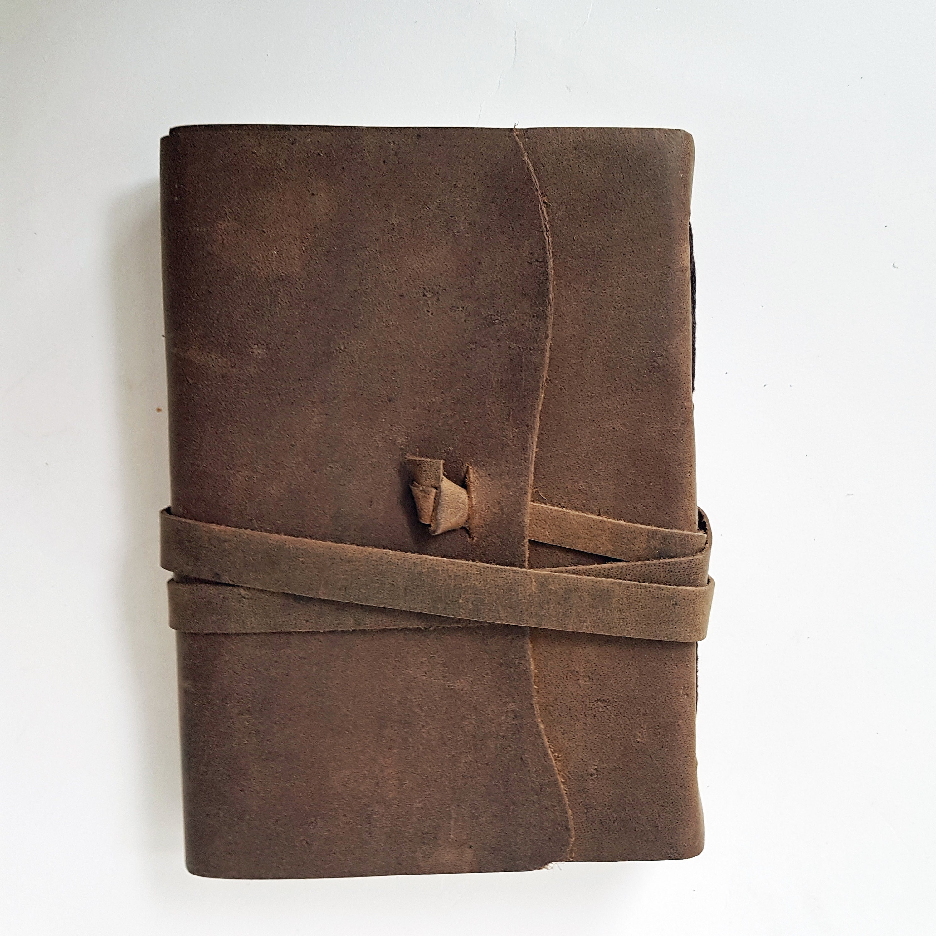 Leather Bound Journal/diary With a Rustic Brown Suede Cover. Wild West ...