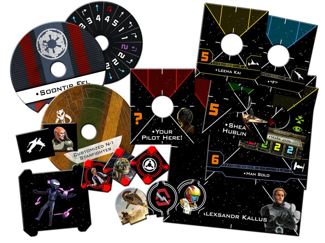 Custom Cardboard Tokens for X-wing Miniatures - Etsy