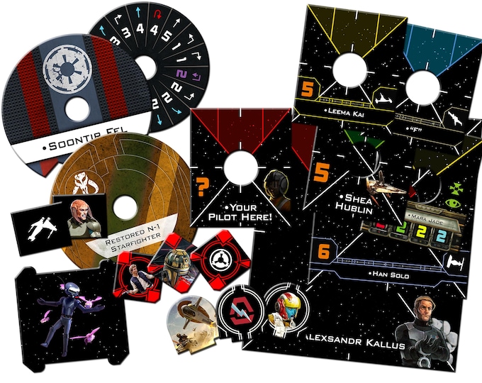 Custom Cardboard Tokens for X-wing Miniatures - Etsy