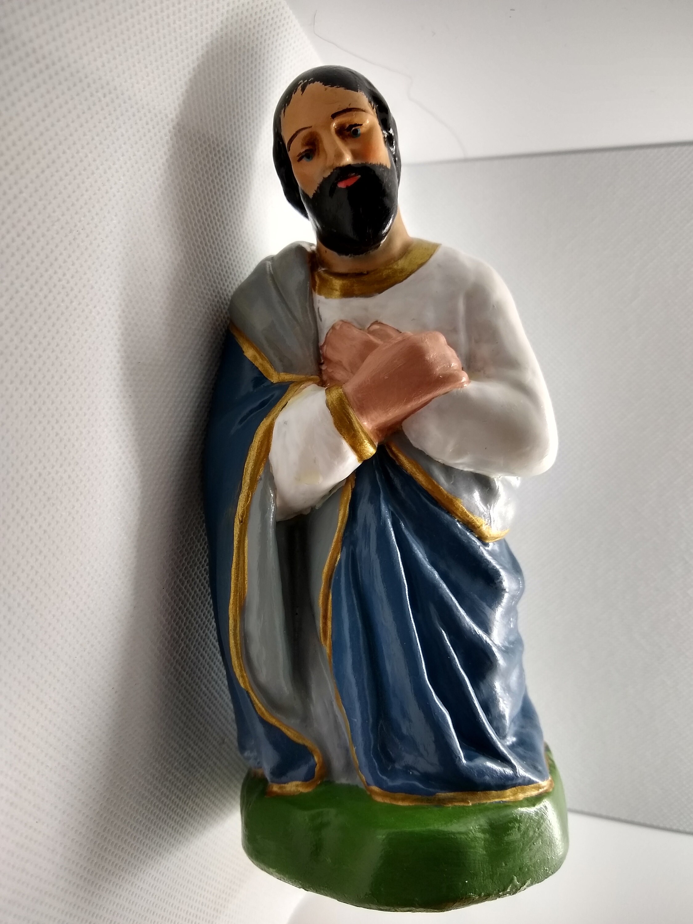 Vintage Nativity Set Mary Jesus and Joseph Repainted Large 3 Pc Set - Etsy