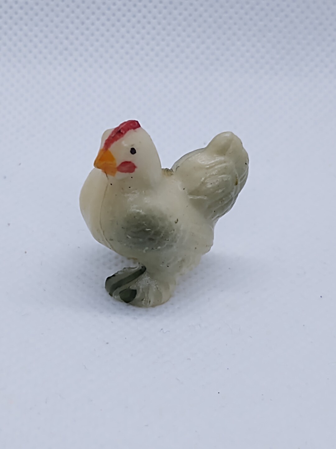 Miniature Vintage Plastic Rooster Animal Hen Chicken Can Use for ...