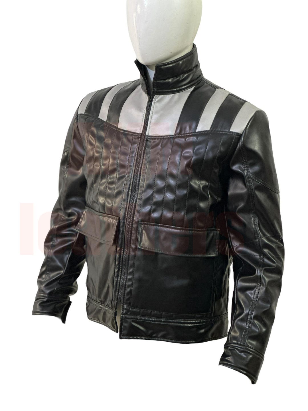 Darth Vader-inspired Leather Jacket | Custom Star Wars Sith Lord Style ...