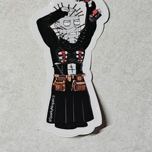 Killer Horror Screw Head Construction Electrician Halloween Sticker ...