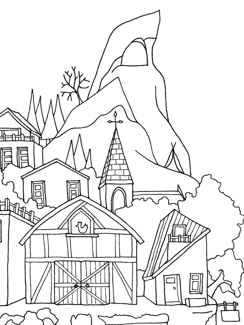 Paradise Coloring Pages
