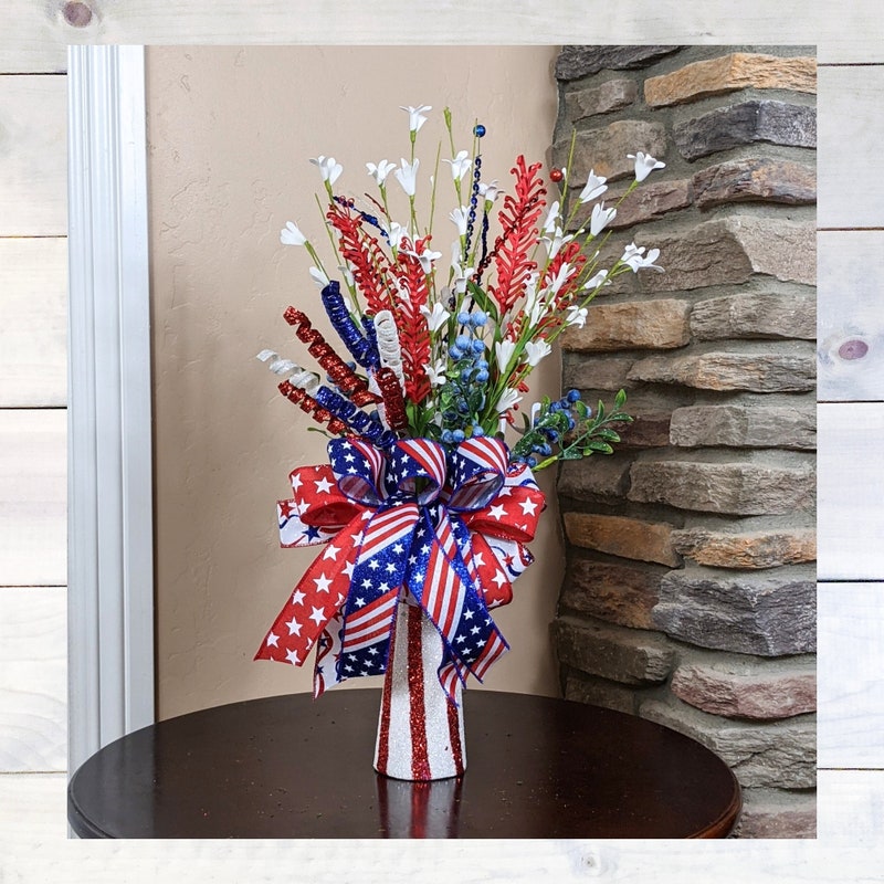 Veterans Day Table Centerpiece - Etsy