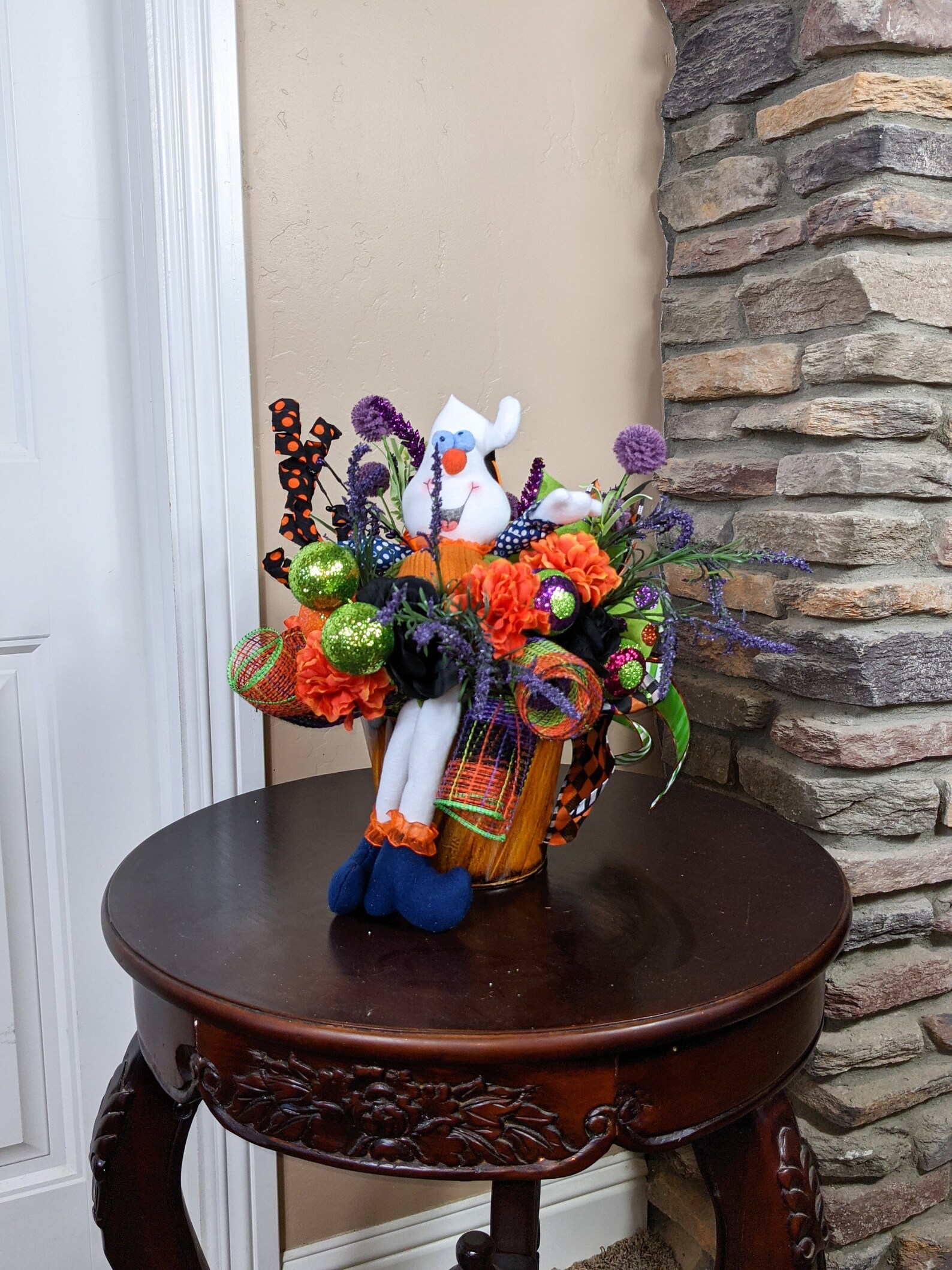 Halloween Ghost Centerpiece Fall Centerpiece Halloween | Etsy