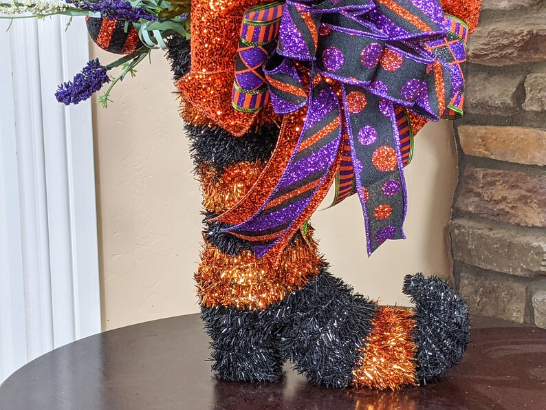 Witch Boot Centerpiece Halloween Centerpiece Witches Boot - Etsy