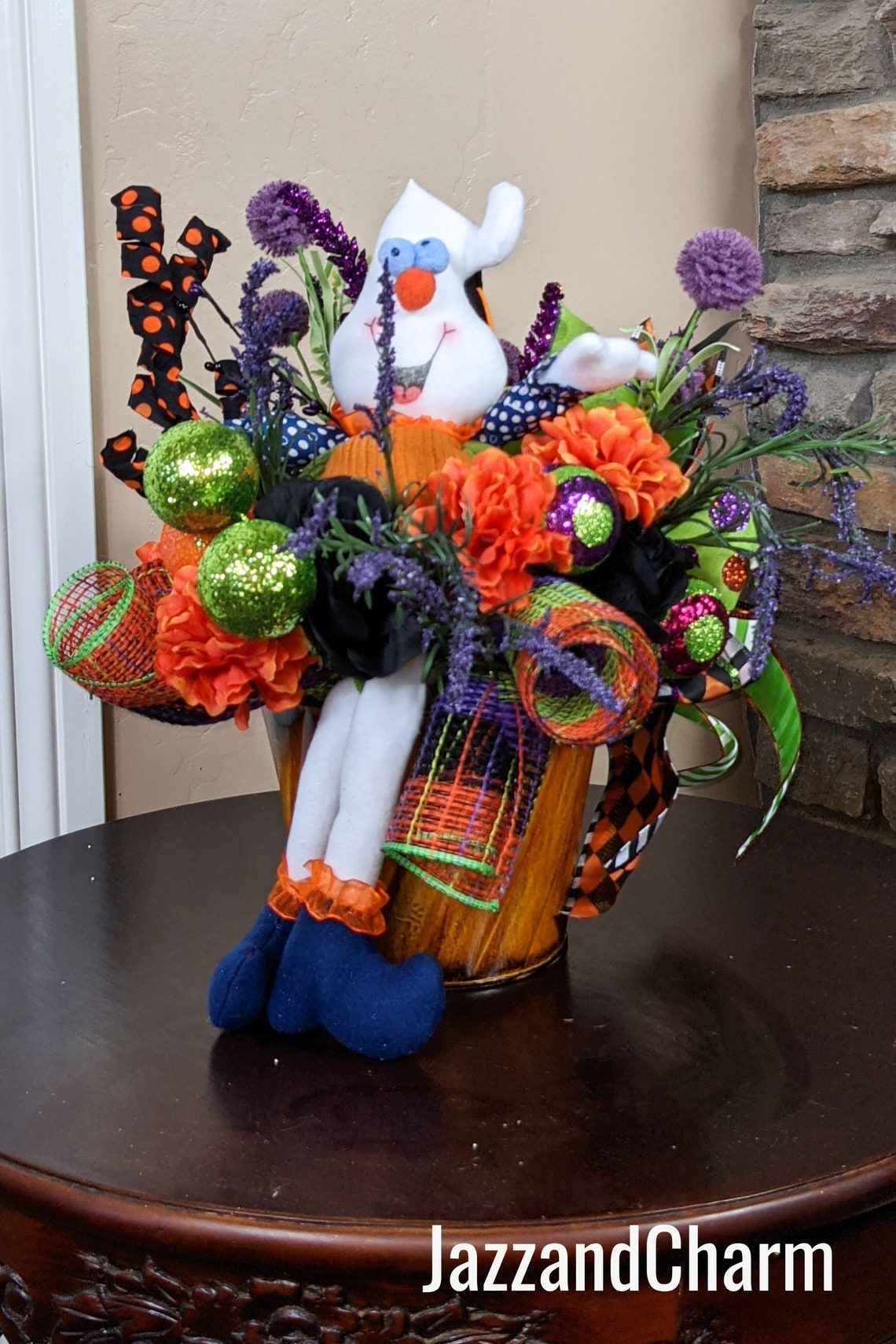 Halloween Ghost Centerpiece Fall Centerpiece Halloween | Etsy