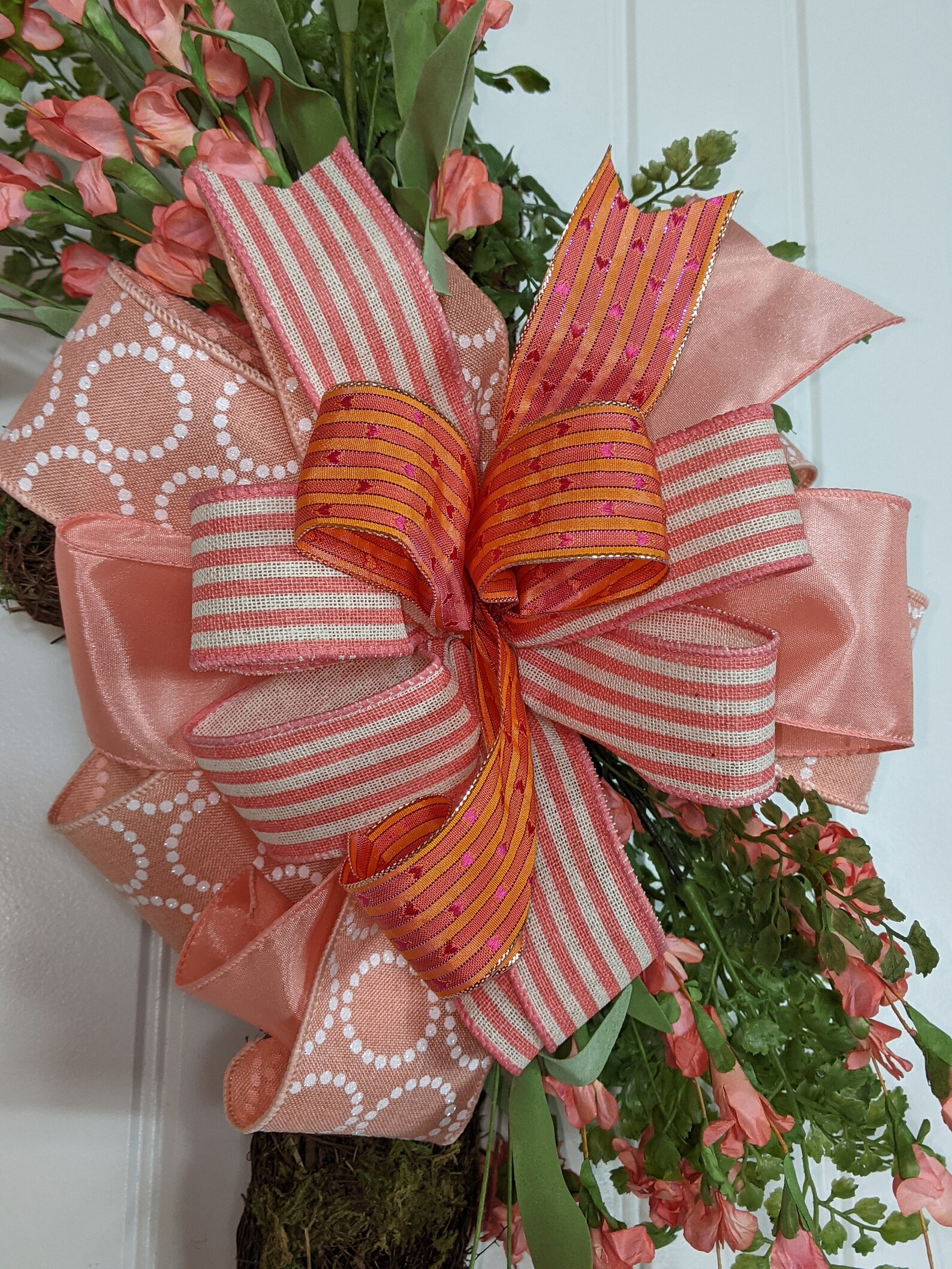 Spring Wreath Floral Cross Wreath Cross Wreath Cross | Etsy