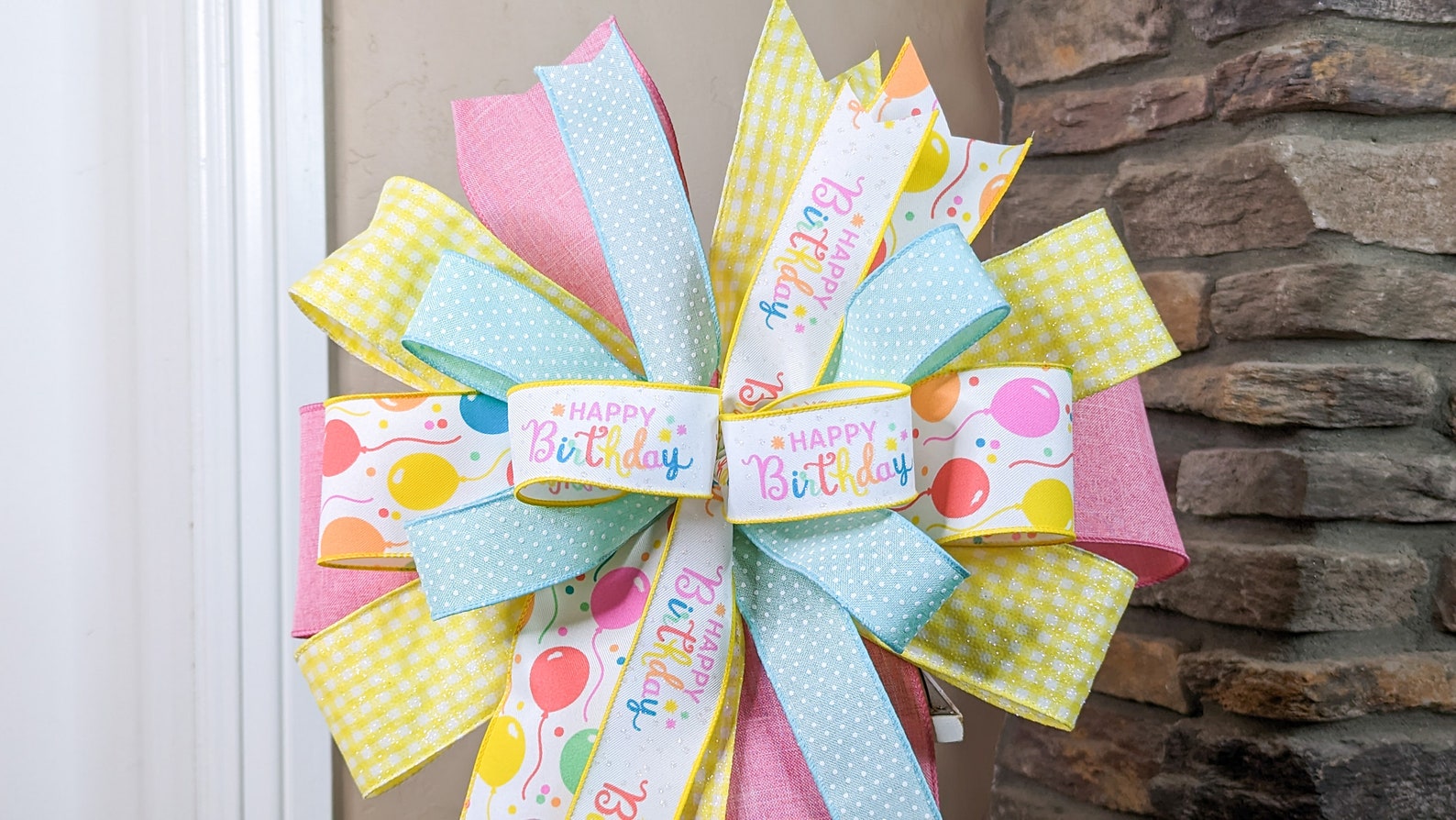 Happy Birthday Bow (set of 2) | Birthday Lantern Bow Set | Happy ...