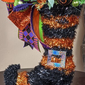 Witch Boot Centerpiece Halloween Centerpiece Witches Boot | Etsy