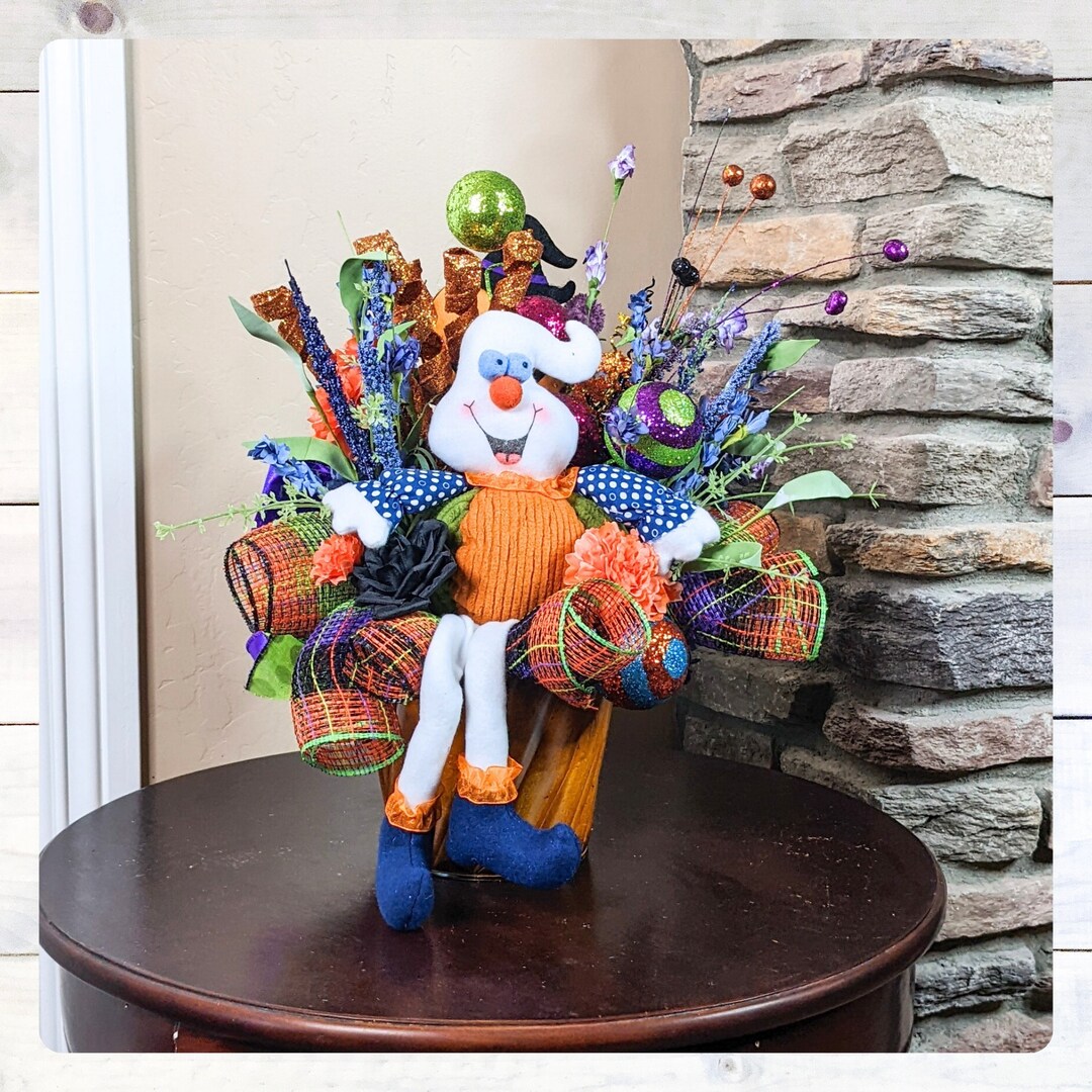 Halloween Ghost Centerpiece, Fall Centerpiece, Halloween Table Decor ...