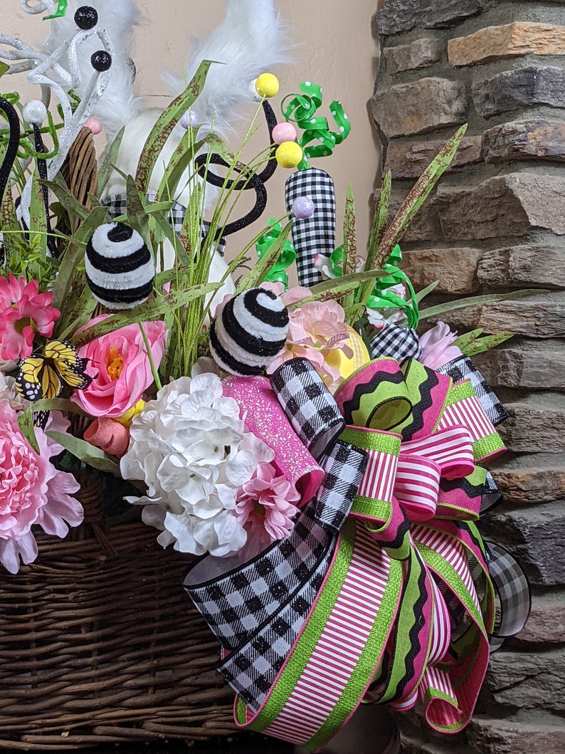 Large Easter Basket Arrangement Large Easter Centerpiece | Etsy