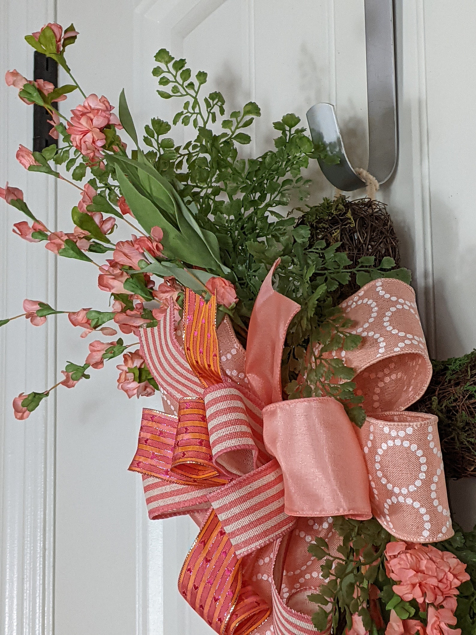 Spring Wreath Floral Cross Wreath Cross Wreath Cross | Etsy