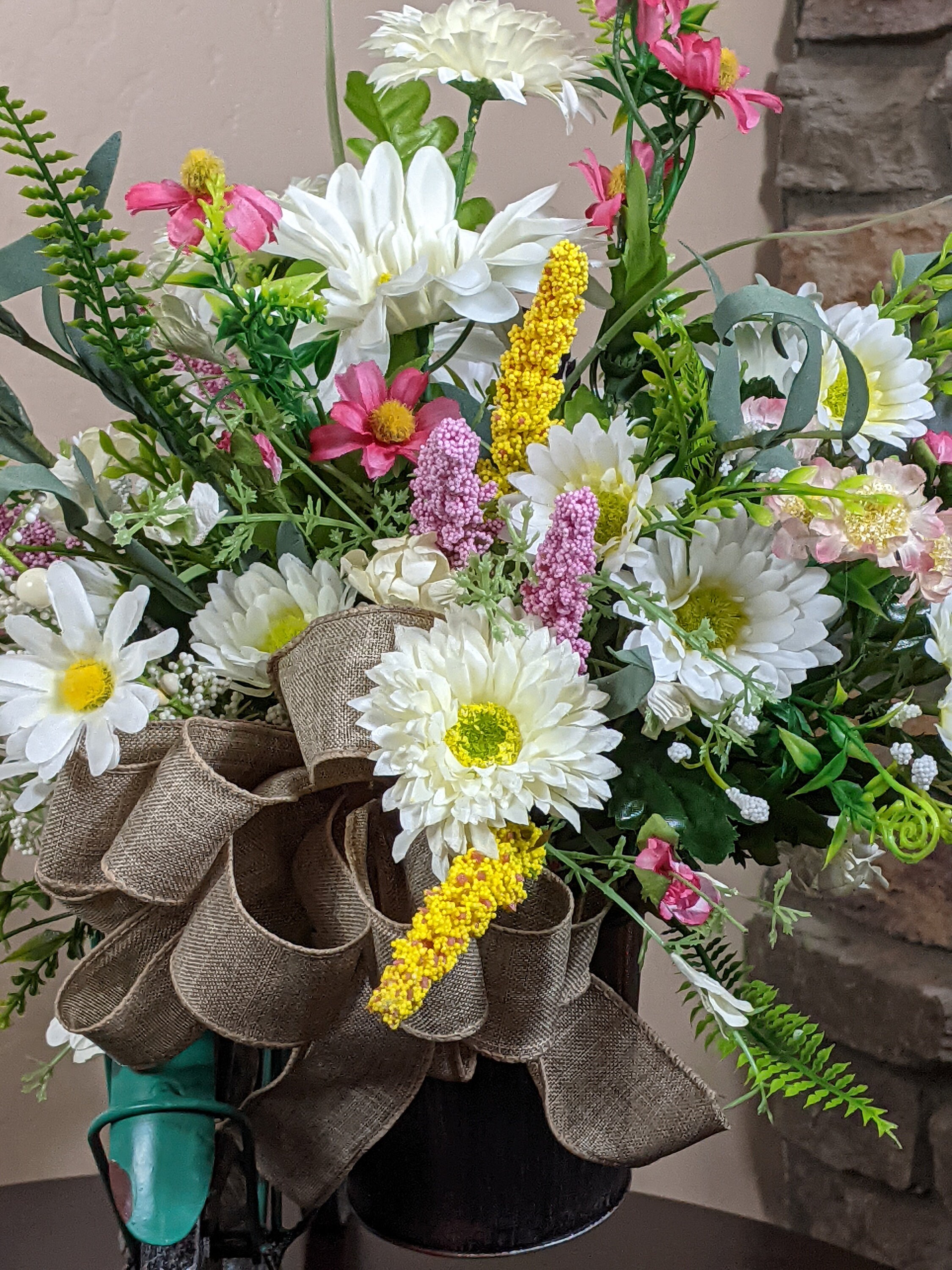 Spring Floral Arrangement Spring Centerpiece Spring | Etsy