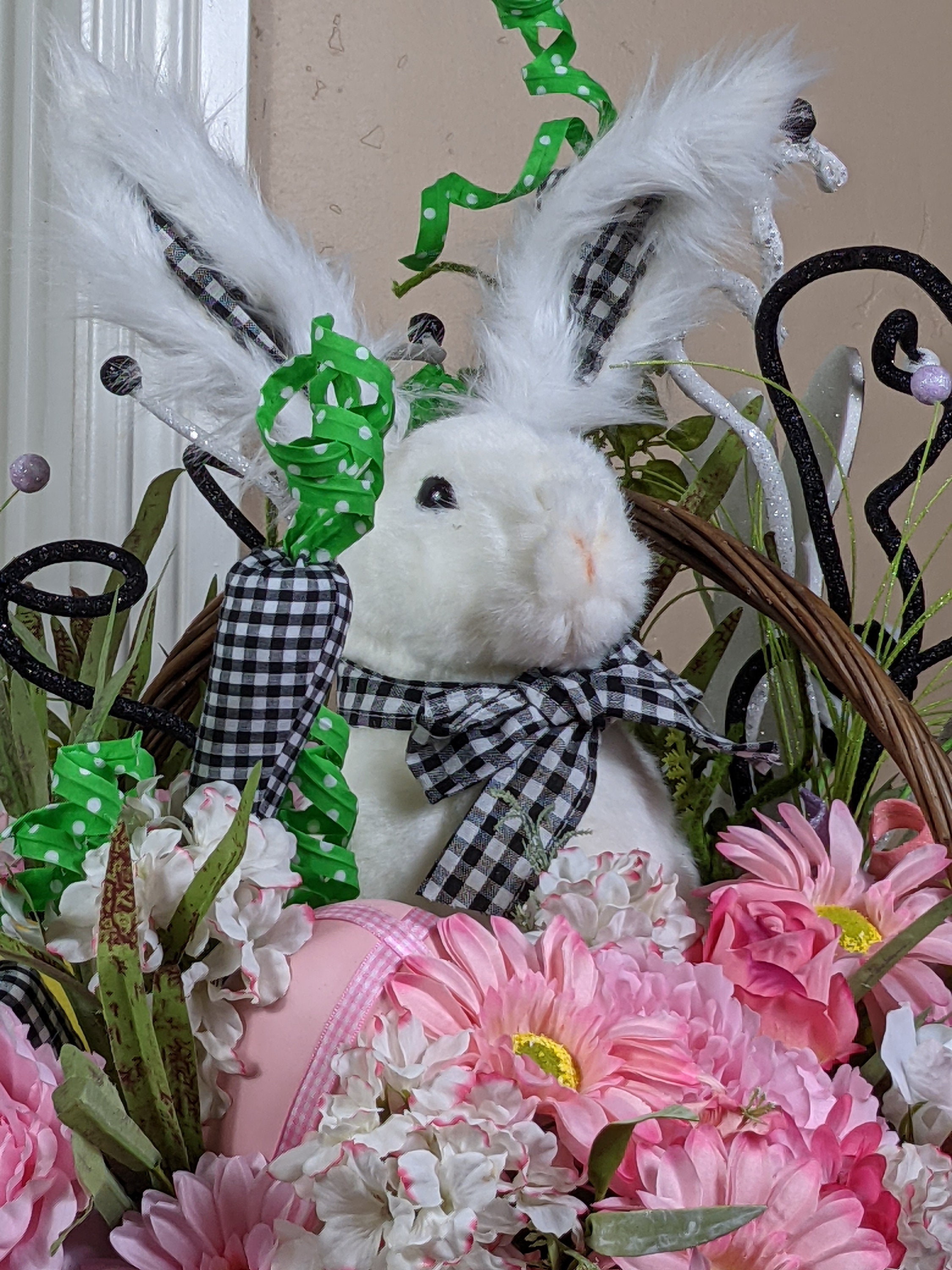 Large Easter Basket Arrangement | Large Easter Centerpiece | Large ...