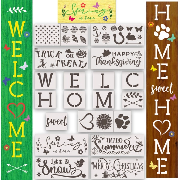 Stencils for Wood Signs - Etsy