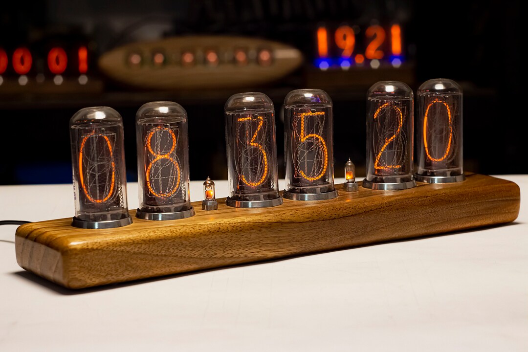 Tube Clocks With Gas-discharge Indicators In-18 - Etsy