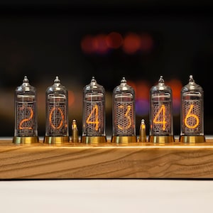 Nixie Tube Clock IN14 of the USSR Production on 6 Lamp - Etsy