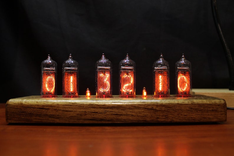 Nixie Tube Clock IN14 of the USSR Production on 6 Lamp - Etsy