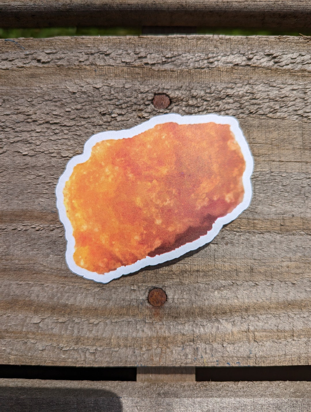 Chicken Nugget Sticker, Nug Lovers Sticker Image, Funny Food Decal ...