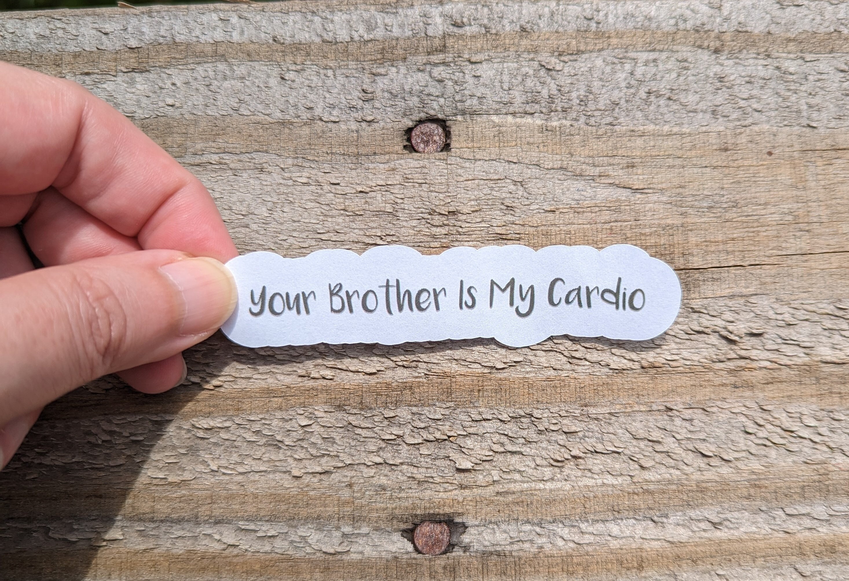 Your Dad, Mom, Brother, Sister is My Cardio | Funny Sex Sticker | Adult ...