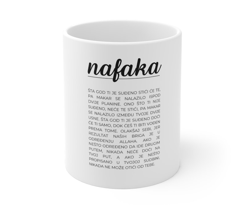 Nafaka, Bosnian Print,large Quote Poster,printable Wall Art ...