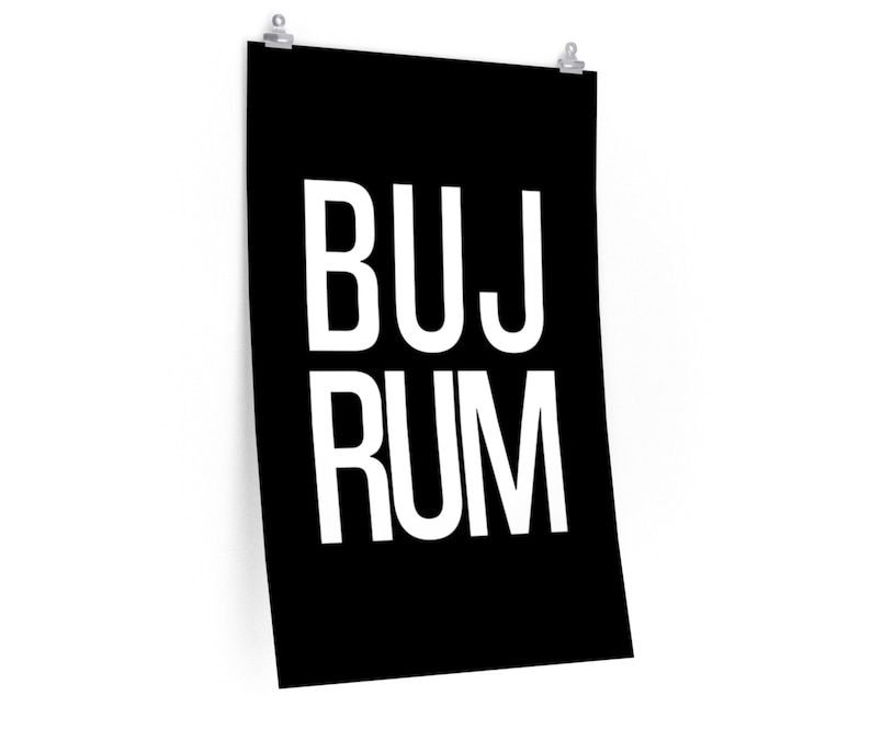 Bujrum, Bosnian Culture Inspired Digital Print,large Quote Poster ...