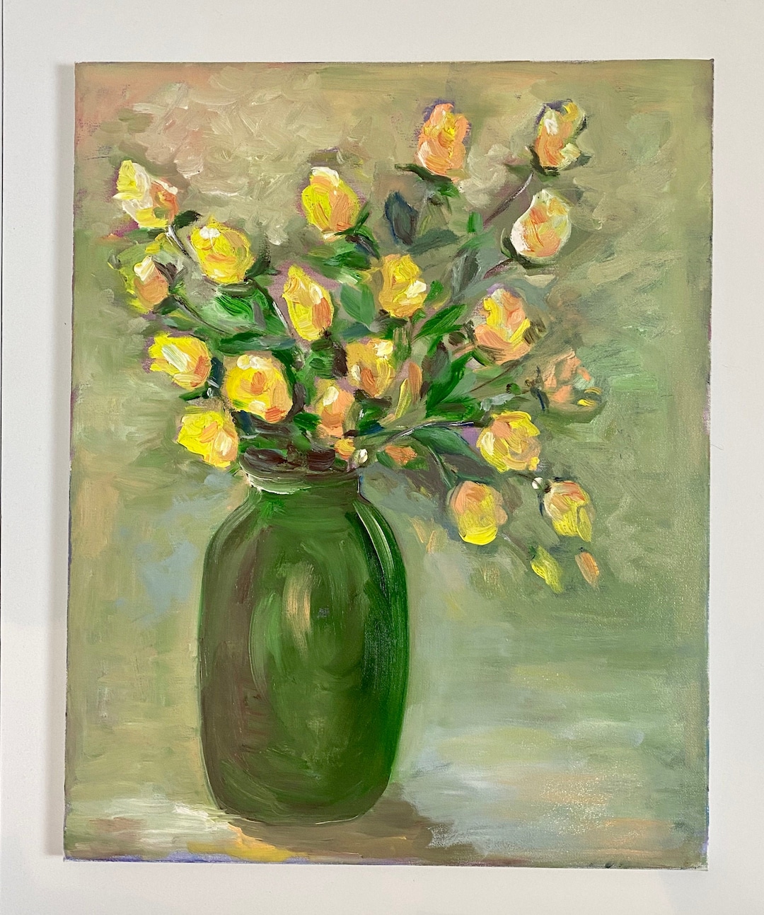 Late Spring Afternoon, Hand Drawing Oil Canvas Painting - Etsy