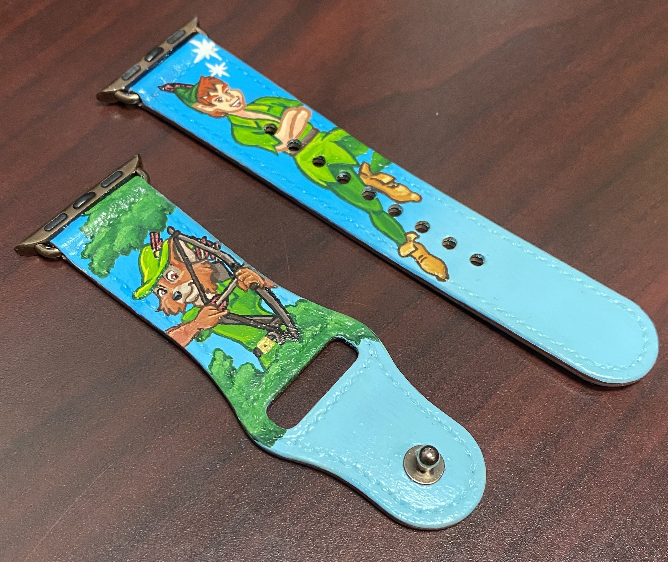 Custom Hand Painted Apple Watch Fitbit Samsung Smart Watch - Etsy