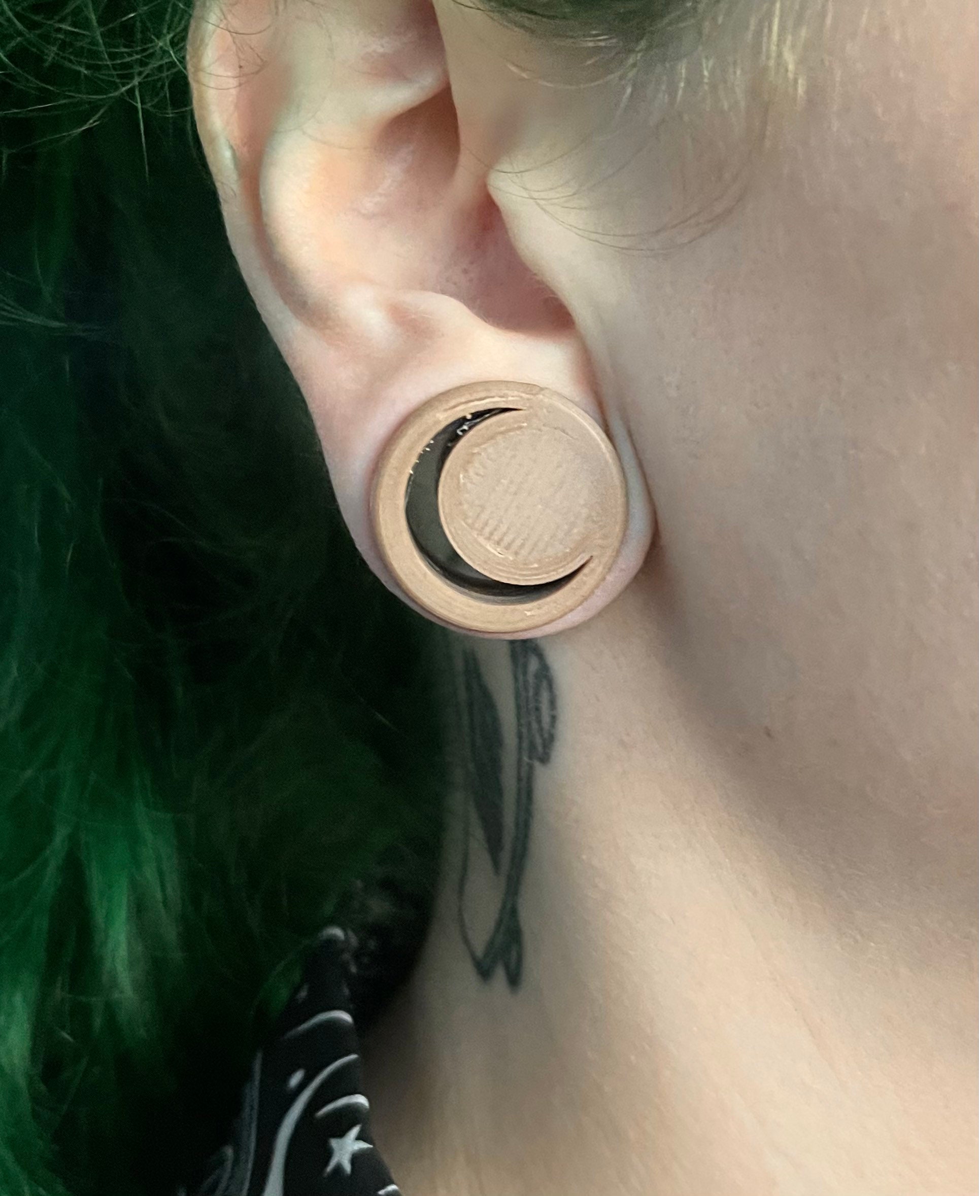 Moon Plugs Natural - Etsy