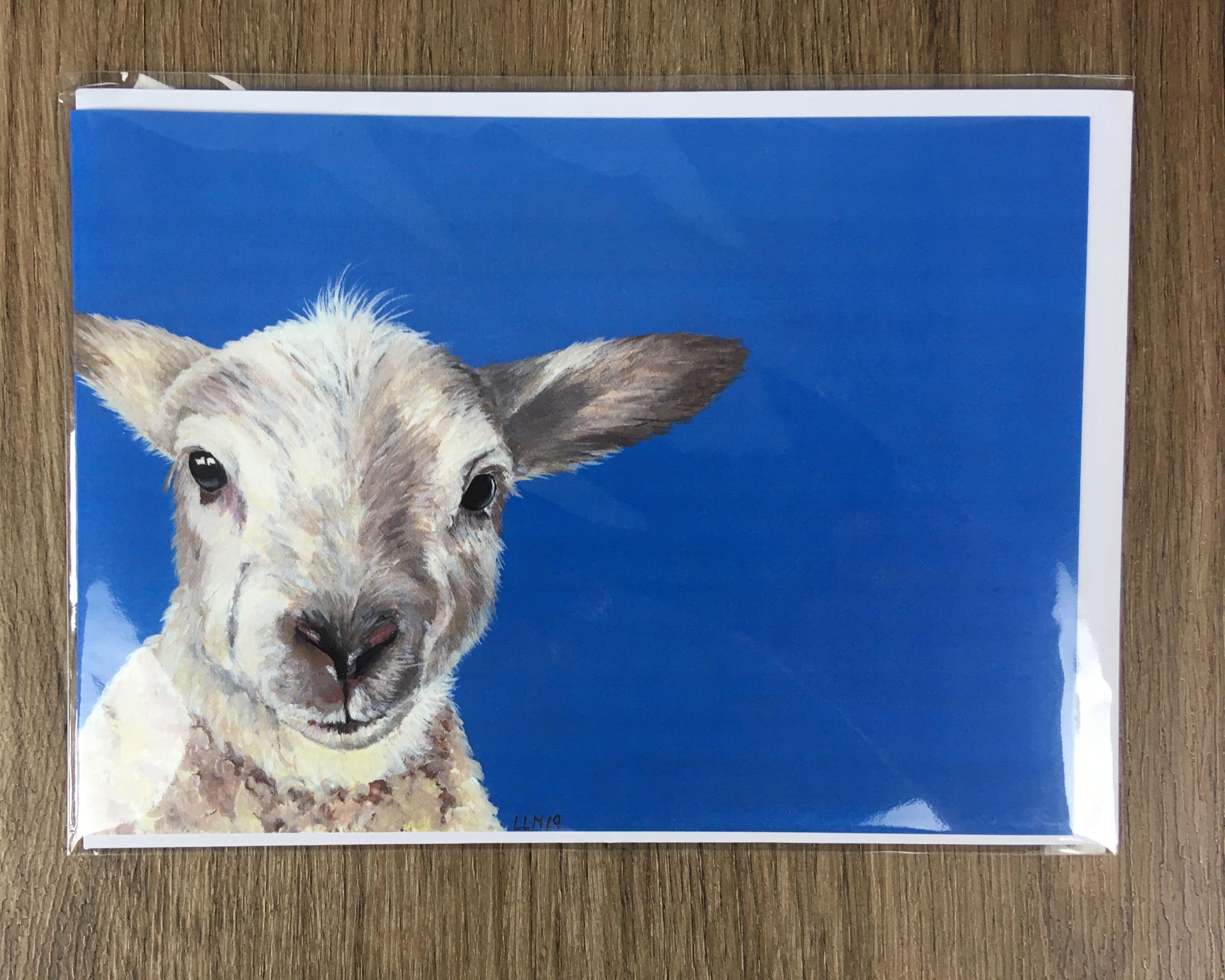 Greeting Card Lamb Card Animal Art Birthday Stationery - Etsy UK