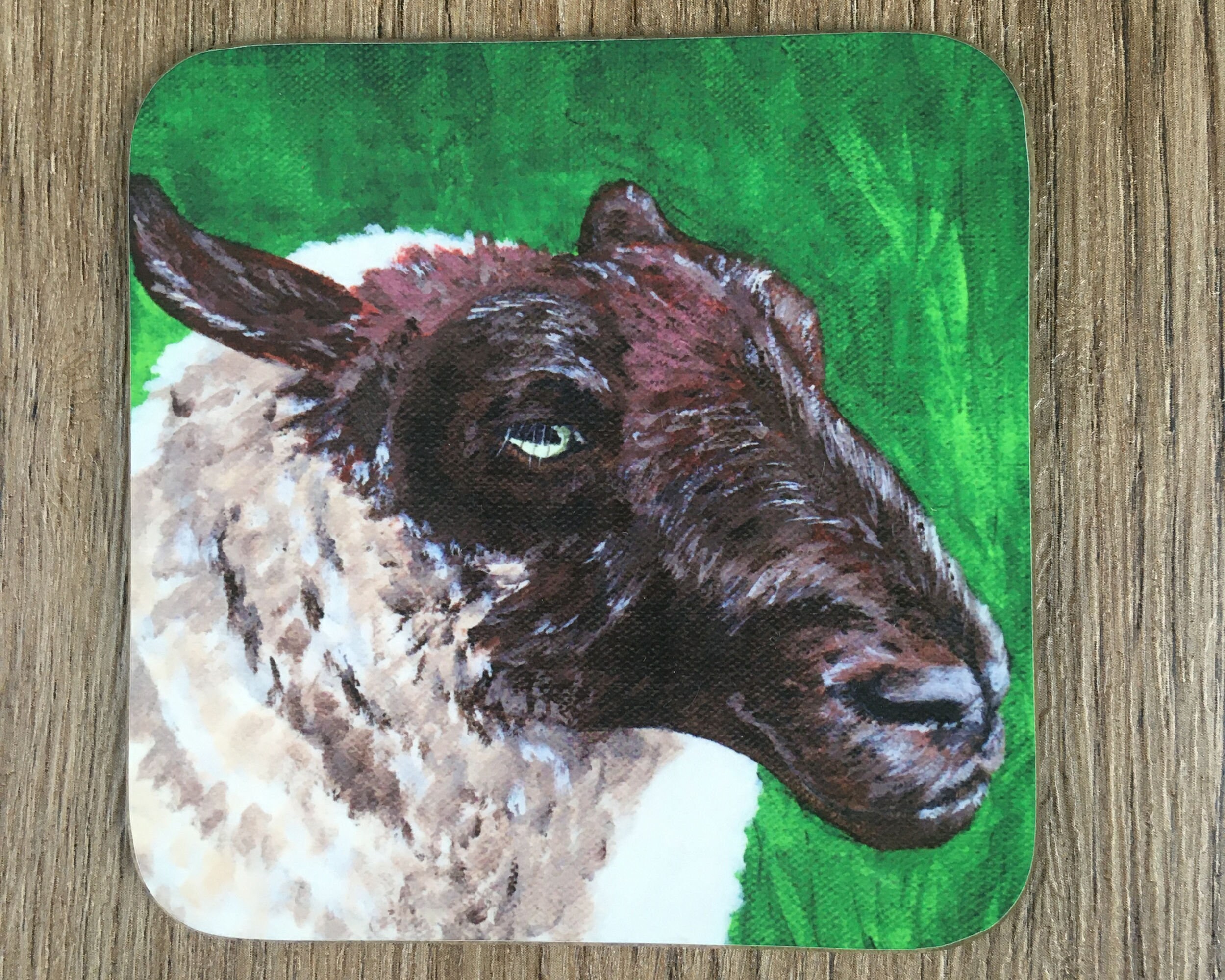 Coaster, Sheep Coaster, Cute Coaster, Animal Coaster, Hardboard Coaster ...