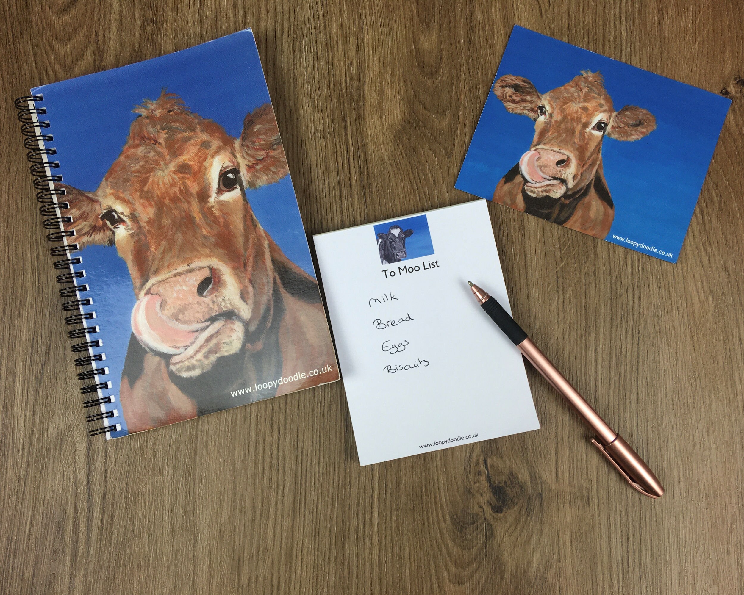 Cow Notebook Cute Notebook Office Stationery Office Gift | Etsy