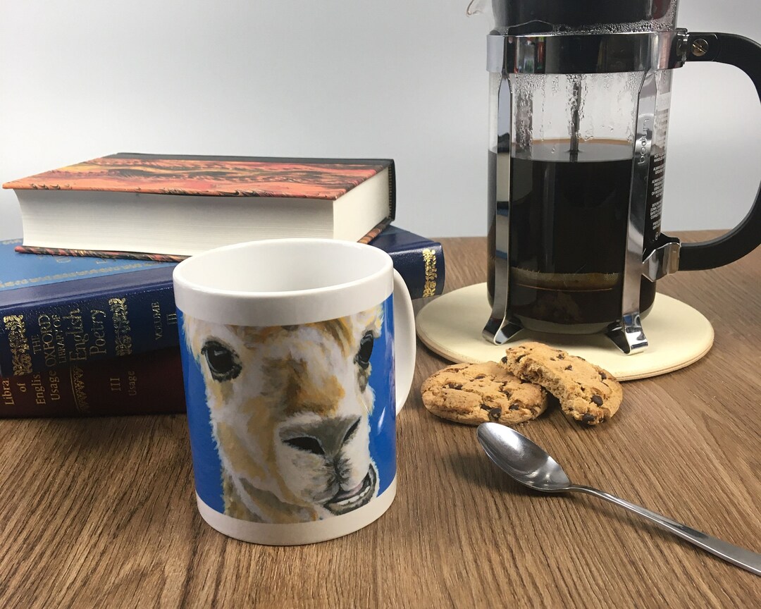 Mug Alpaca Mug Cute Mug Animal Mug Ceramic Mug Fun Mug - Etsy