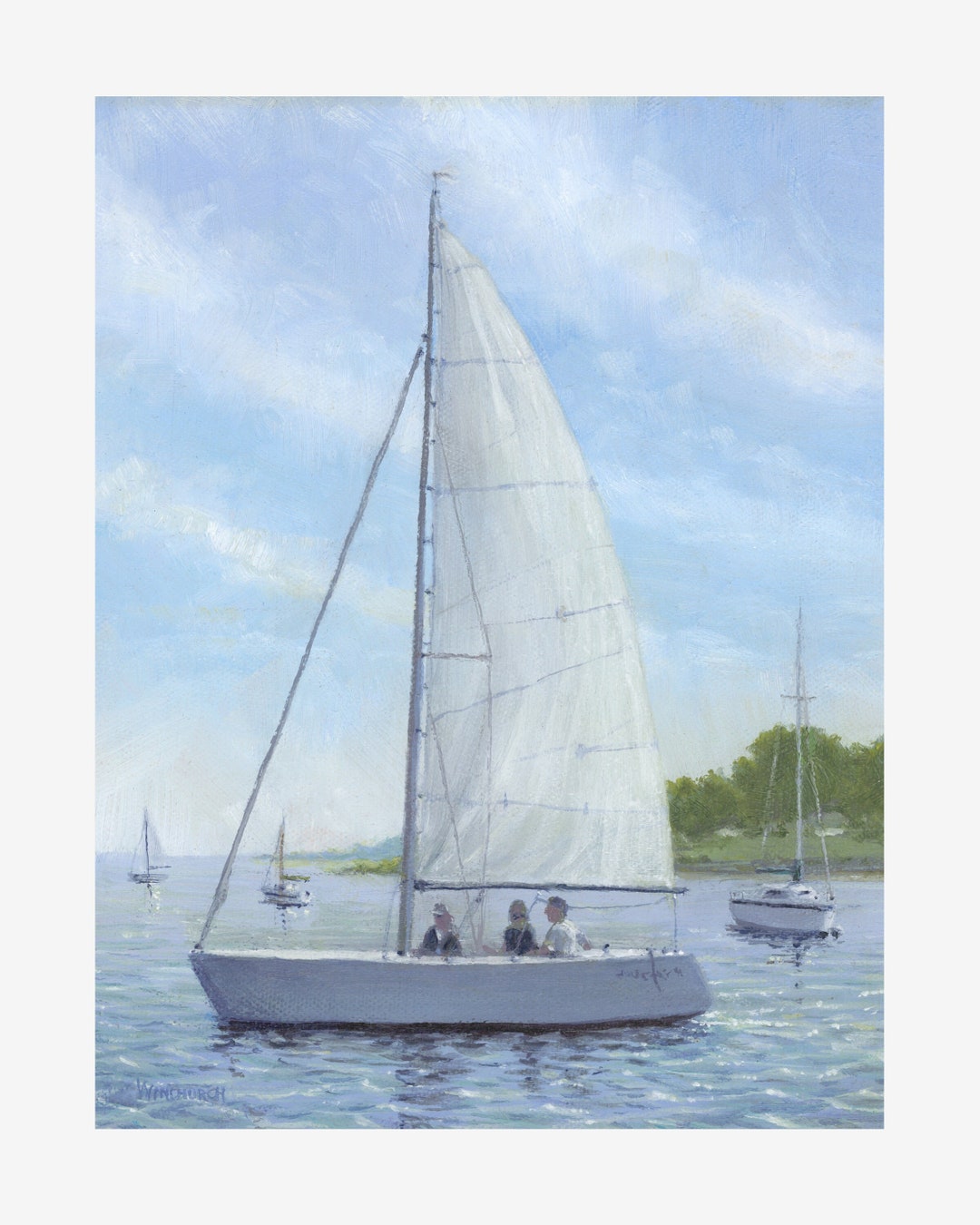 Sailing Art Print, Oil Painting, Wall Art - Etsy