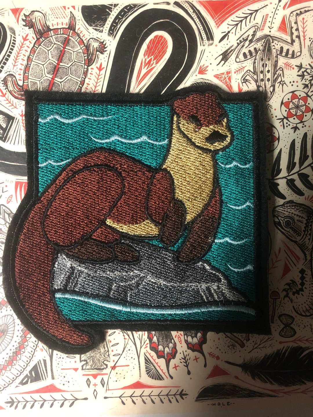 Na River Otter Zookeeper Patch - Etsy