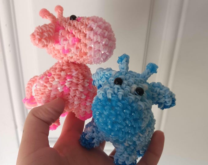 Loomigurumi Cotton Candy Cows/ Amigurumi/ Gift Ideas/ Handmade/ Gifts ...