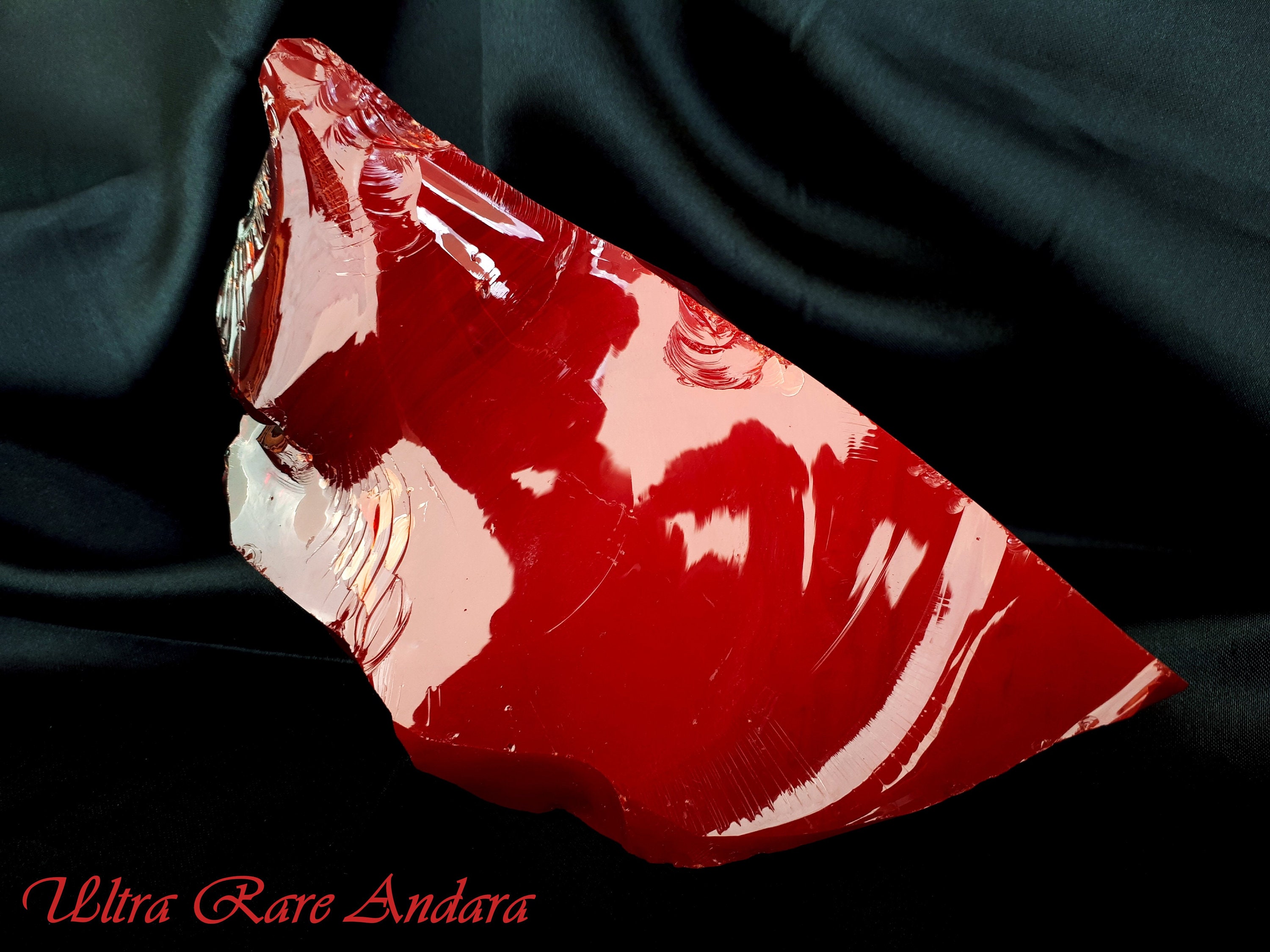 Ultra Rare XL Crimson King Red Andara Crystal Monoatomic Lady Nellie ...