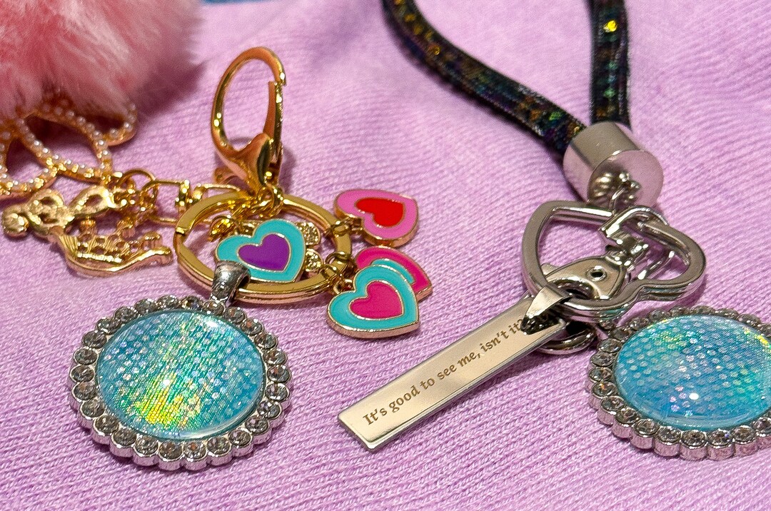 Keychain Genuine Glinda Fabric; Wicked Musical; Broadway; Glinda ...