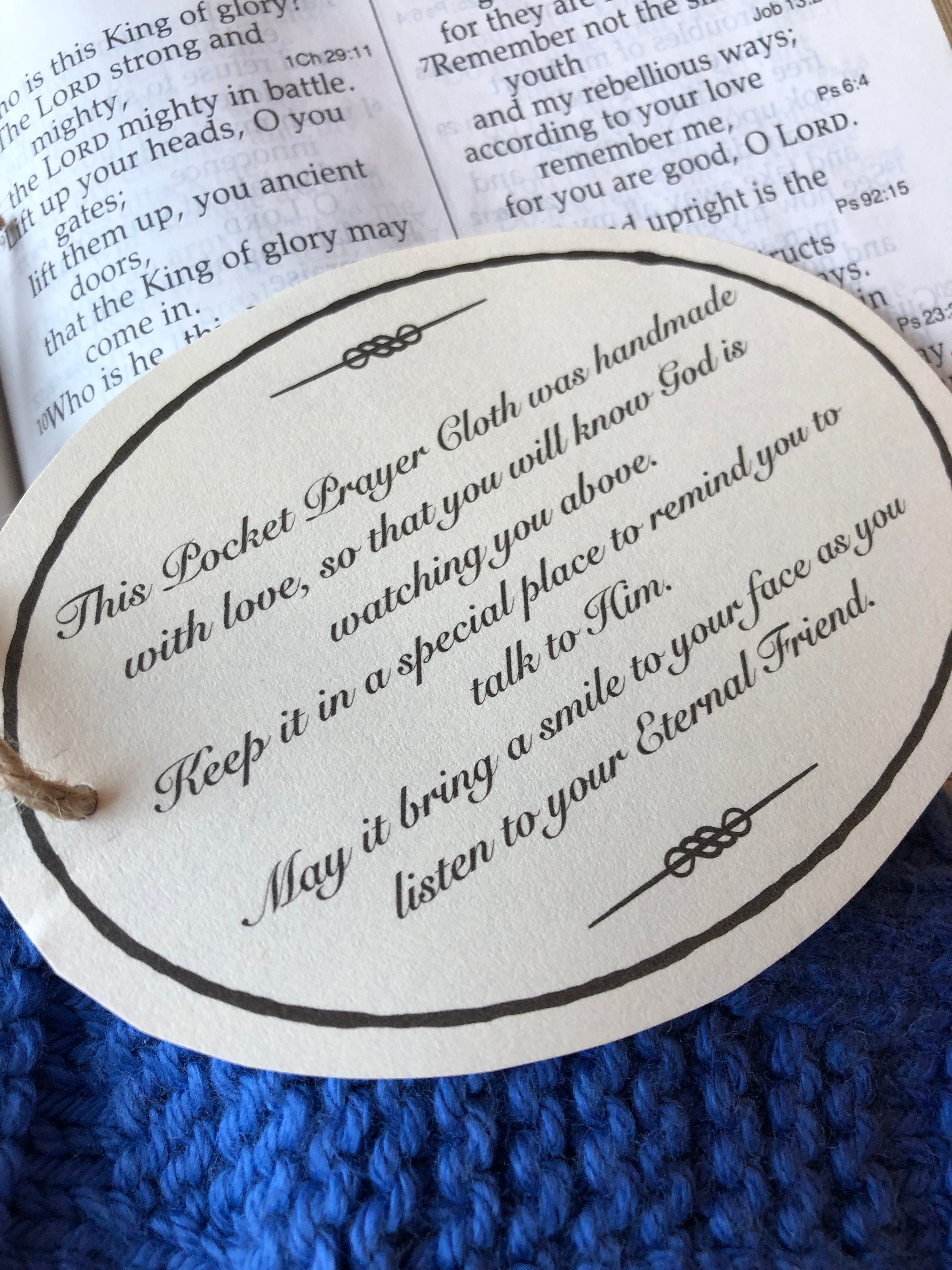 Pocket Prayer Cloth Knitting Pattern - Etsy