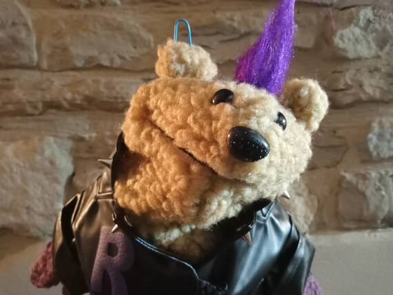 Rolo Mohawk with Jacket Hand Puppet - Etsy