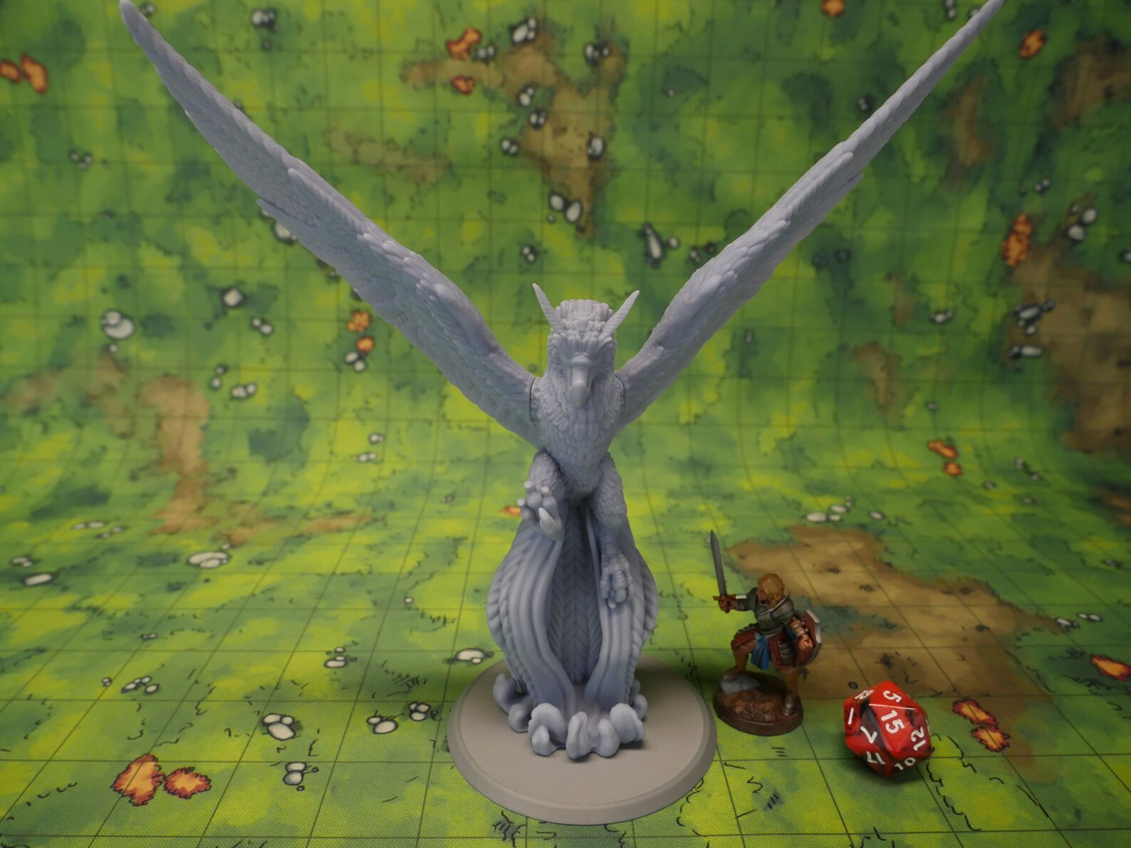 Dnd Miniature Roc Beasts and Baddies Dungeons and | Etsy